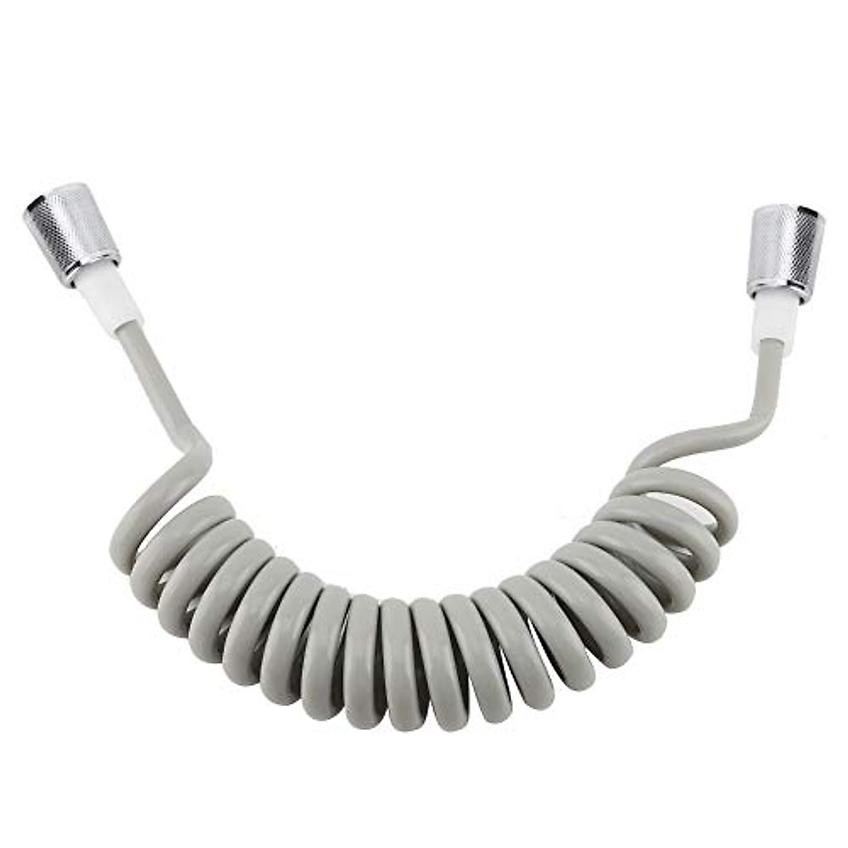 Shower Hose ABS Spring Flexible Shower Hose Water Plumbing Toilet Bidet Spray for Bathroom (Gray)
