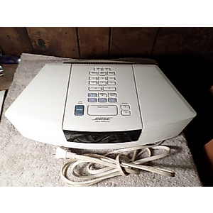 Bose Acoustic Wave Clock Radio AWR1-1W with Remote and Pedestal