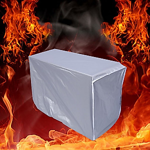 Bewinner Air Conditioner Cover, Anti-Dust Anti-Snow Waterproof Sunproof Conditioner Protector for Outdoor Use, Rectangle, Silver (94 40 73 cm)