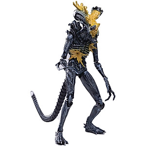 Hiya Toys Aliens: Headshot Alien Warrior 1:18 Scale Action Figure, Multicolor