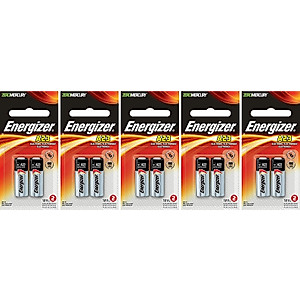 5 X 2 Energizer A23 21/23 23A MN21 GP23 12v Alkaline Garage Door Opener 10 Batteries