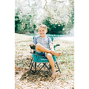 Baby Delight Go with Me Jubilee Deluxe Portable Chair | Indoor and Outdoor | Sun Canopy | Teal