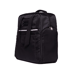 Sarah Wells Kelly Convertible Breast Pump Bag and Backpack with Carrying Handles - Insulated Pocket - Compatible with All Portable Pumps on The Market - 17" Laptop Sleeve