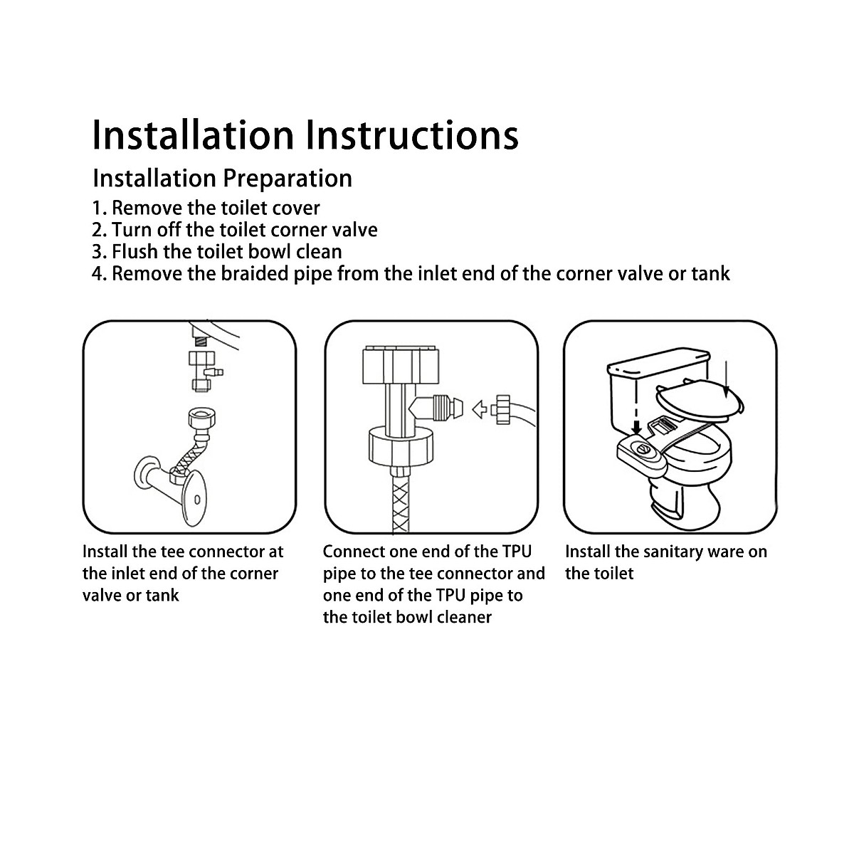 Fafeicy Bidet Toilet Attachment, Toilet Self Sprayer Toilet Bidet Smart Gentle Toilet Self Sprayer for Men Women Children Elderly (1/2)