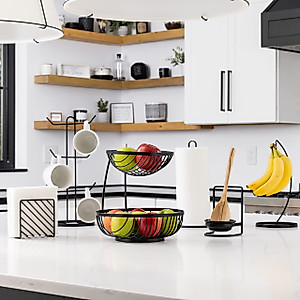 Spectrum Diversified Paper Towel Holder Finley, Matte Black