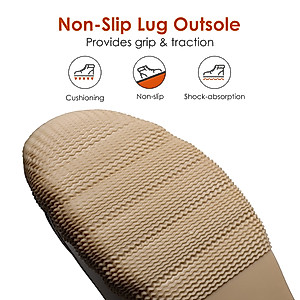 DREAM PAIRS Women’s SDSB2211W-1 Waterproof Duck Rain Boots Ankle high Snow Boots Lace up Winter Boots,TAN,Size 10