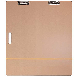 U.S. Art Supply 23" x 26" Artist Sketch Tote Board - Great for Classroom, Studio or Field Use