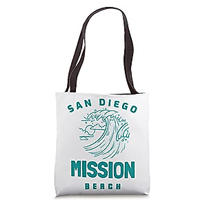 Beautiful Mission Beach San Diego California Tote Bag