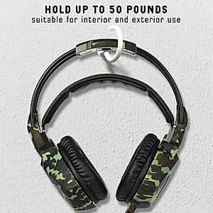 25 Pack Cup Hook Ceiling Hooks, 2.9 Inches, FineGood Vinyl Coated Screw Hanger for Indoor and Outdoor Use - White