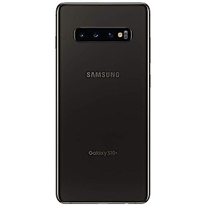Samsung Galaxy S10+ Plus G975F GSM Unlocked Smartphone (Renewed) (Ceramic Black, 128GB)