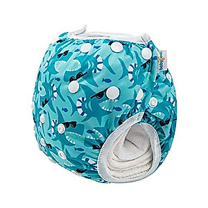 babygoal Reusable Swim Diaper, Washable Swimsuits for Babies 0-2 Years, Swimming Lessons FSW26