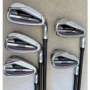 Ladies Complete Golf Club Set - Driver, Fairway Wood, 2 Hybrid Clubs, Irons, Putter, and Deluxe Bag Pink Right Hand