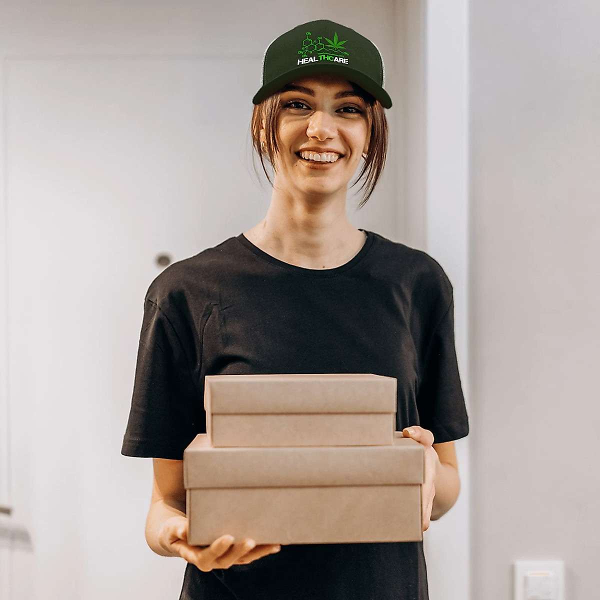 Weed Cannabis 420 Dad Hats THC Healthcare Baseball Caps, Vintage Dad Hat for Women