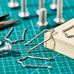 Honoson Qunclay 4 Pieces 96914 Retainer Clip Compatible with 1222 Faucet Value, Cartridge Removal Tool for One-Handle Posi Temp Tub Shower Faucet Cartridge Replacement