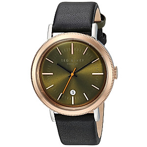 Ted Baker Men's 10031508 Connor Analog Display Japanese Quartz Black Watch