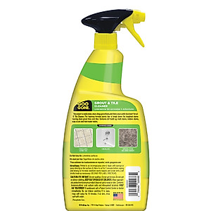 Goo Gone Grout & Tile Cleaner - 28 Ounce - Removes Tough Stains Dirt Caused By Mold Mildew Soap Scum and Hard Water Staining - Safe on Tile Ceramic Porcelain