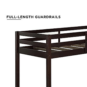 Dorel Living Milton Junior Twin Loft Bed, Espresso