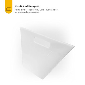 RTIC Cooler Divider for Hard Coolers, Cooler Accessories Perfect for Outdoors, Camping and Travel, Insert to Keep Contents Divided for Organization, 110 QT