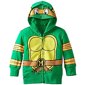 Teenage Mutant Ninja Turtles boys Costume novelty hoodies, Green, 4T US