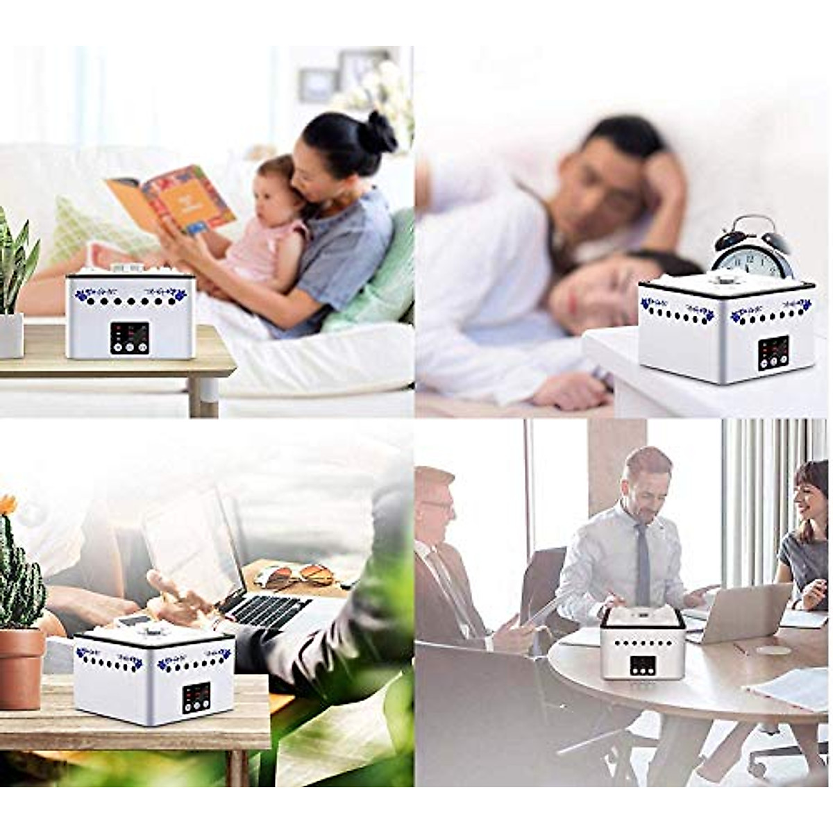 Boltwin Portable HEPA Filter Air Purifier 3 in 1 with 8000mAh Battery for Smokers, Second Hand Smoke, Pets, PM 2.5 Purification