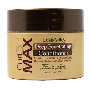 Lustrasilk Curl Max Deep Penetrating Conditioner, 8 Ounce