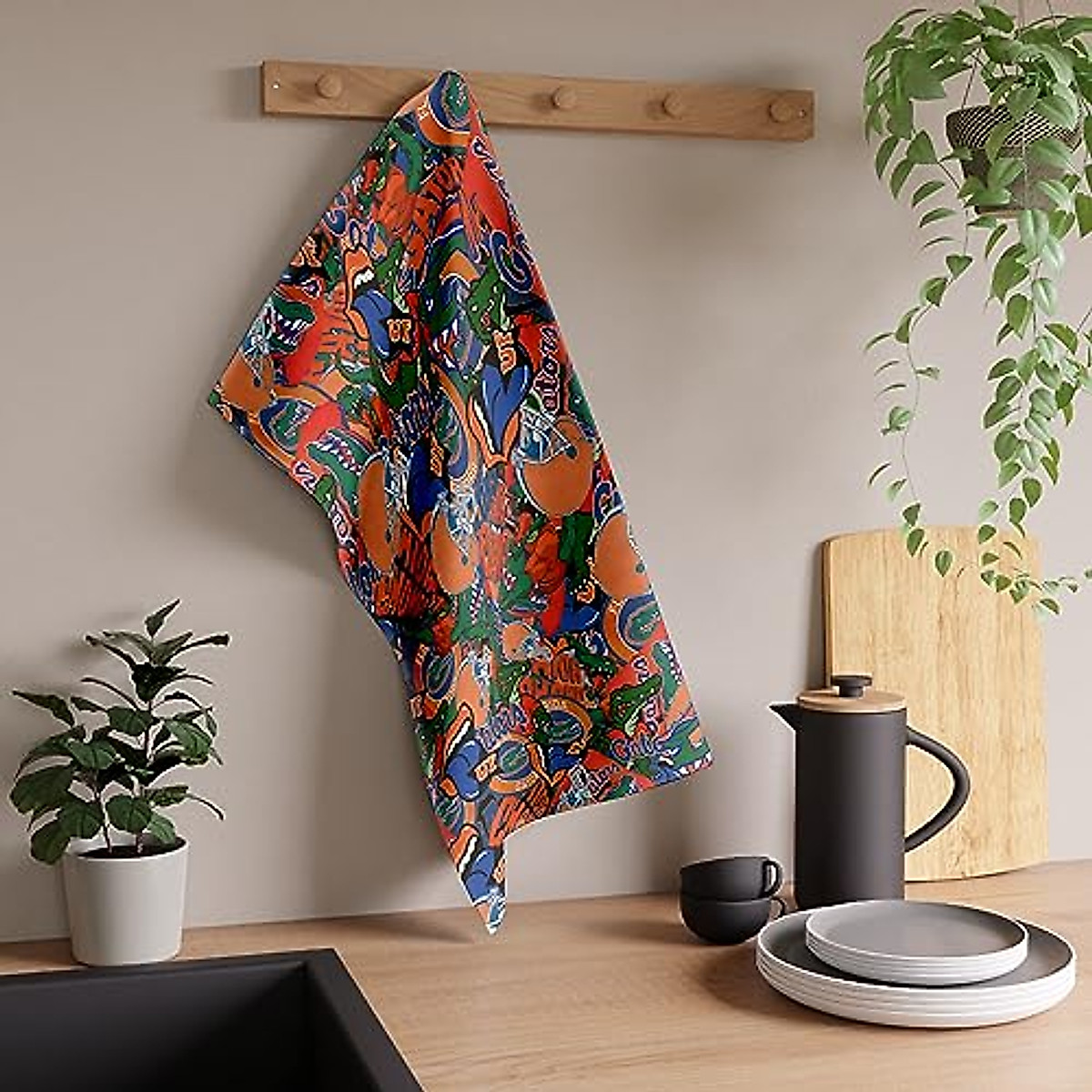 Kitchen Towels Fl Dish Towels Gators Useful Towel for Kitchen and Dishcloths Set 18 x 30 Cooking Baking Cotton Dish for Washing Dishes Rags Everyday