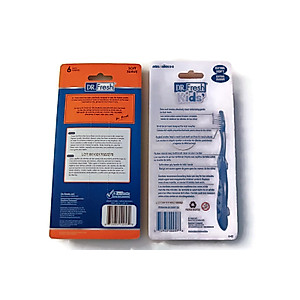 Dr. Fresh family pack toothbrushes-5 kids and 6 adults