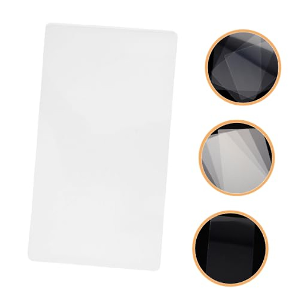 PartyKindom 10pcs Board Transparent Drawing Board Drawing Tool 3D Pen Stencils Convenient 3D Pen Mat Painting Mat 3D Printing Pen Mat Basic Template 3D Pen Graffiti Pad PVC White