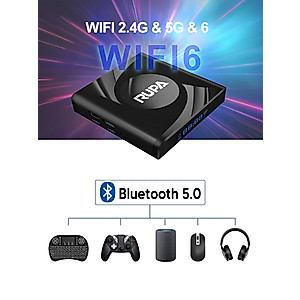 Android TV Box 13.0 4GB RAM 32GB ROM 8K TV Box RK3528 Chip Support WiFi6 BT5.0 USB3.0 Ethernet LAN 3D HDR10 HD Video Streaming Box