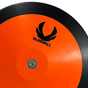 Olympus Podium Discus 2kg -1.6kg - 1kg High-Spin Discus, 80% Rim Weight - World Athletics Approved Track & Field Throwing Discus for High School & College Athletes (1, kilograms)