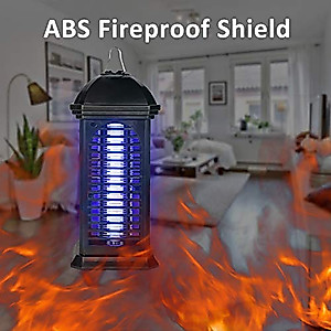 Bug Zapper Electric Indoor Insect Killer suspensible UV Light | Mosquito Killer Bug Fly Pests Attractant Trap Zapper Lamp w/Powerful 1000V Grid for Indoor Home Bedroom,Kitchen, Office