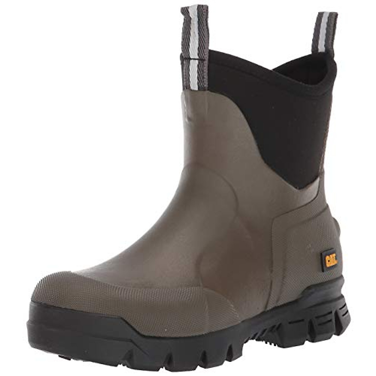 Cat Footwear Unisex's Stormers 6" Soft Toe Industrial Boot, Unisex Olive Night, 14 M US