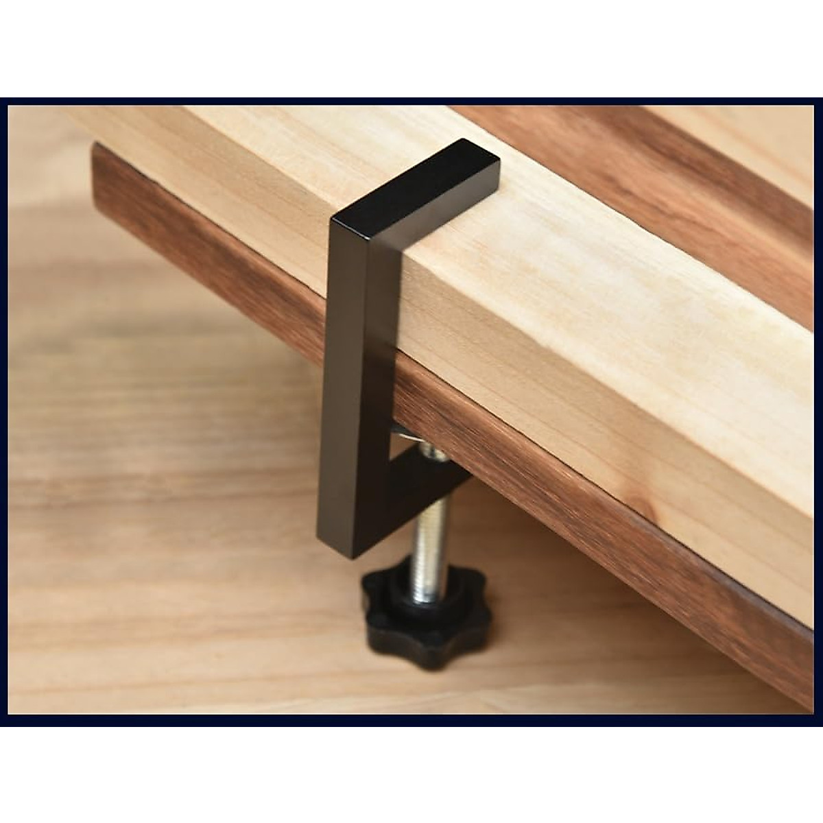 4 Pcs Patio Furniture Clips, Sectional Connector, Adjustable Outdoor Funiture Clamps, Patio Wicker Furniture Fasteners Clips, Black