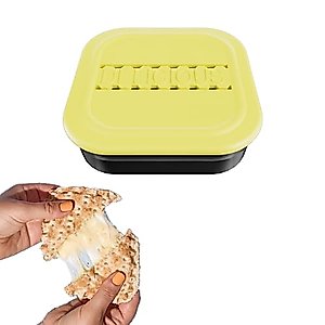 Simland Toasties Maker for Thins, Healthy Toasted Snacks, Sandwich Cutter and Sealer for Lunch, 1 pcs