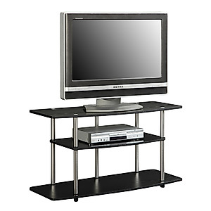 Convenience Concepts Designs2Go No Tools 46 inch 3 Tier Wide TV Stand, Black