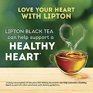 Lipton Black Tea Bags, Hot or Iced, 72 Count