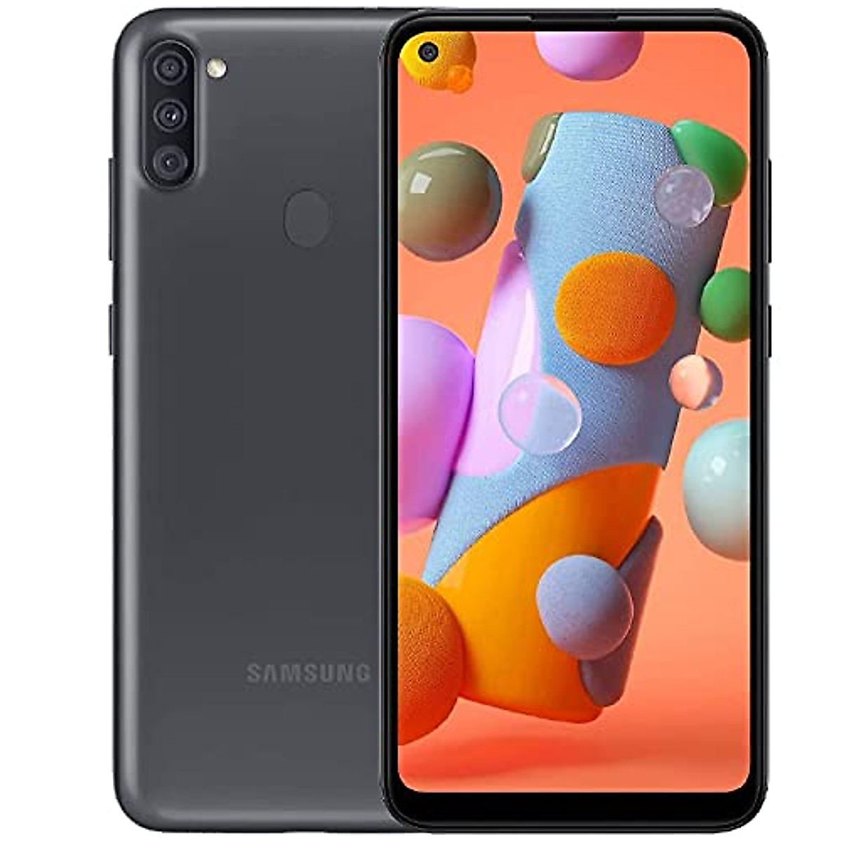 SAMSUNG Galaxy A11 LTE Verizon - 2020 Model - (SM-A115UZKAVZW) (Renewed)