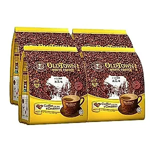 4 Pack Old Town White Coffee 2 in 1 Coffee and Creamer