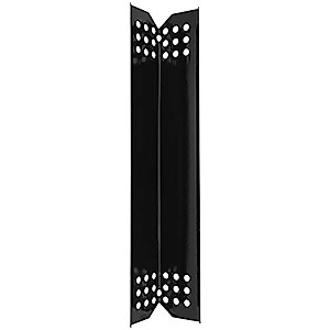 BBQ Grill Heat Shield Plate Tent Replacement Parts for Dyna-Glo DGB-730SNB-D - Compatible Barbeque Porcelain Steel Flame Tamer, Guard, Deflector, Flavorizer Bar, Vaporizer Bar, Burner Cover 14 9/16"