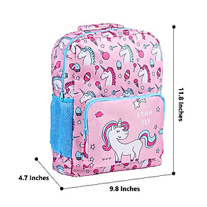 Backpack for Boys Girls, Toddler, Kids, Teen, School Bookbag For Elementary Kindergarten Student, Preschool Children (Unicorn)