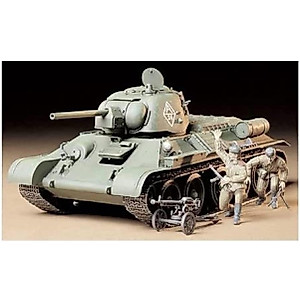 Tamiya America, Inc 1/35 Russian T34/76 ChTZ, TAM35149,Black, 0.5 Liters