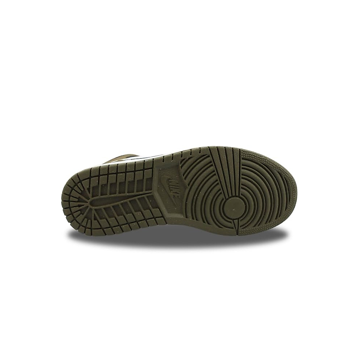 Nike Jordan Womens WMNS Air 1 Mid SE DV0427 301 Olive Toe - Size 8.5W Light Olive/Sail/White/Black