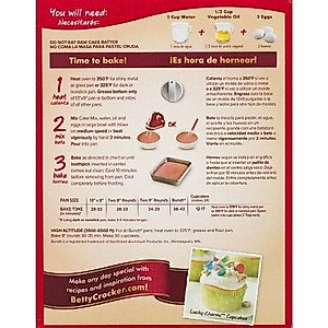 Betty Crocker Super Moist Strawberry Cake Mix and Betty Crocker Whipped Strawberry Mist Frosting Bundle - 2 of Each - 4 Items. "There's Pudding in the mix!" Cake Mix