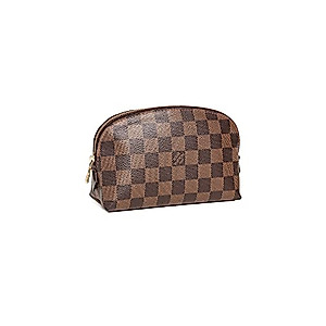 Louis Vuitton Women's Pre-Loved Cosmetic Pouch, Damier Ebe, Brown, One Size