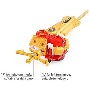 Gyro(B-185) + Launcher Battle Bey Burst Set, Battling Top, Stickers & Launchers Set, Boys Kids Birthday Party Idea 553