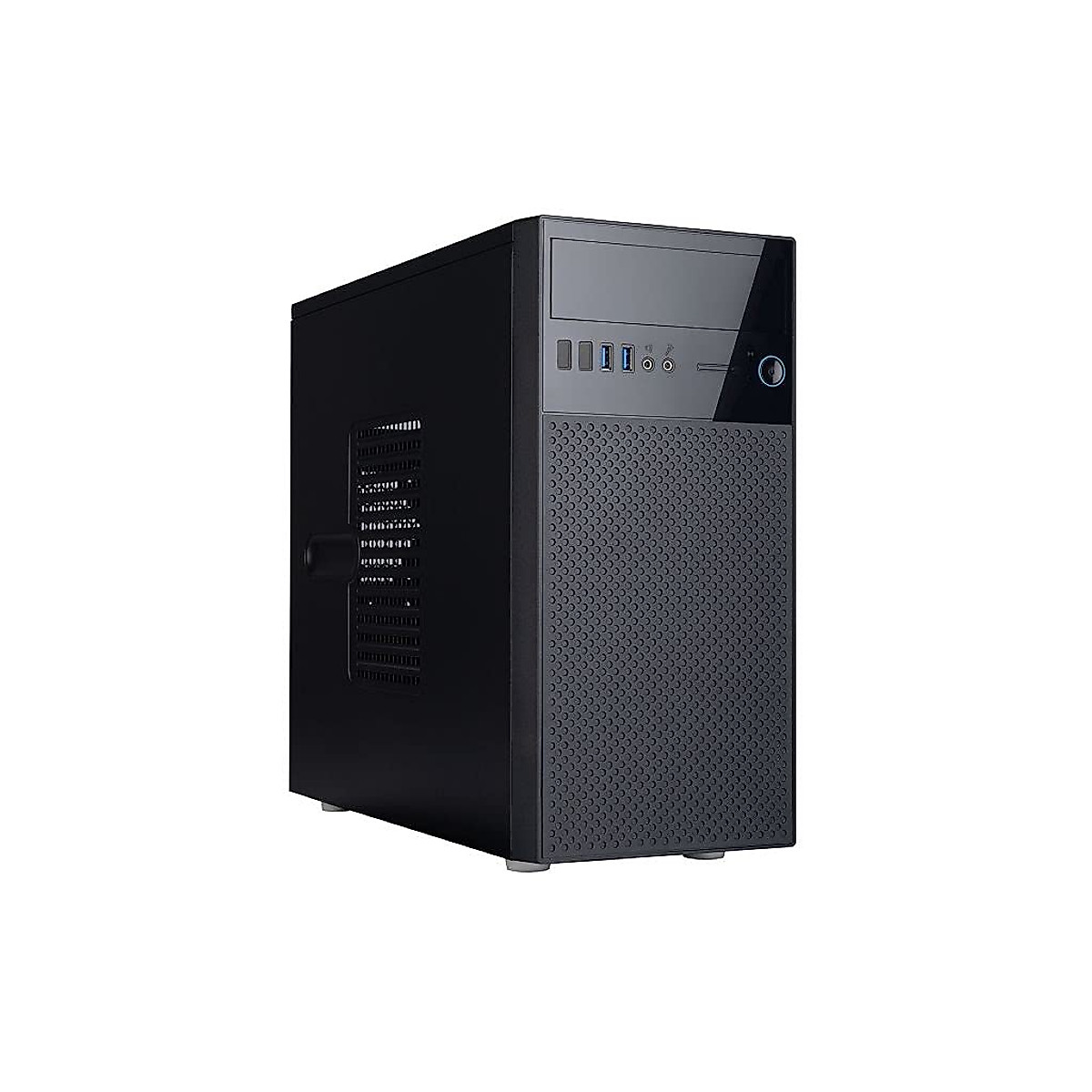In Win EN708 Micro ATX Mini Tower Computer Case only, 5.25" Drive Bay x 1, USB 3.0 Front Ports x 2, HD Audio