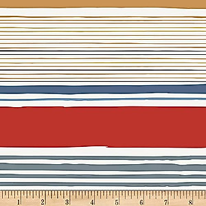 Art Gallery Fabrics Art Gallery Capsules-Aligned Line Study in Knit, White