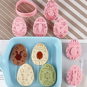 9 Pcs Cookie Stamp Cookie Cutter Baking Tools
