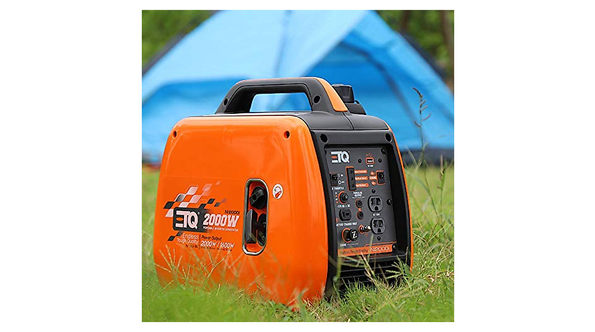 ETQ Tough Quality Portable Generator 2000W Quiet & CARB Compliant