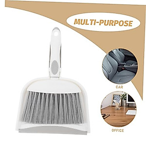 Zerodeko 1 Set Mini Broom Dustpan Car Broom Table Whisk Broom Desktop Broom Car Detail Brush Computer Keyboard Broom Small Broom Brush Cleaning Brushes for Household Use Detailing Brush Pp